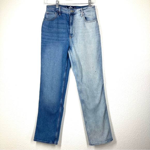 Hollister | Jeans | Hollister Two Tone Blue Jeans Ultra High Rise ...